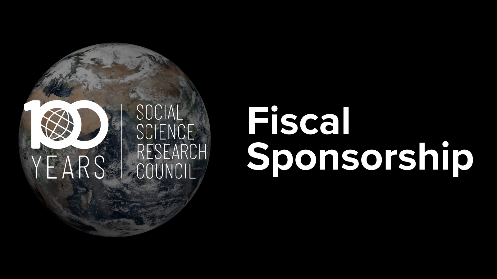 Fiscal Sponsorship – Social Science Research Council (SSRC)