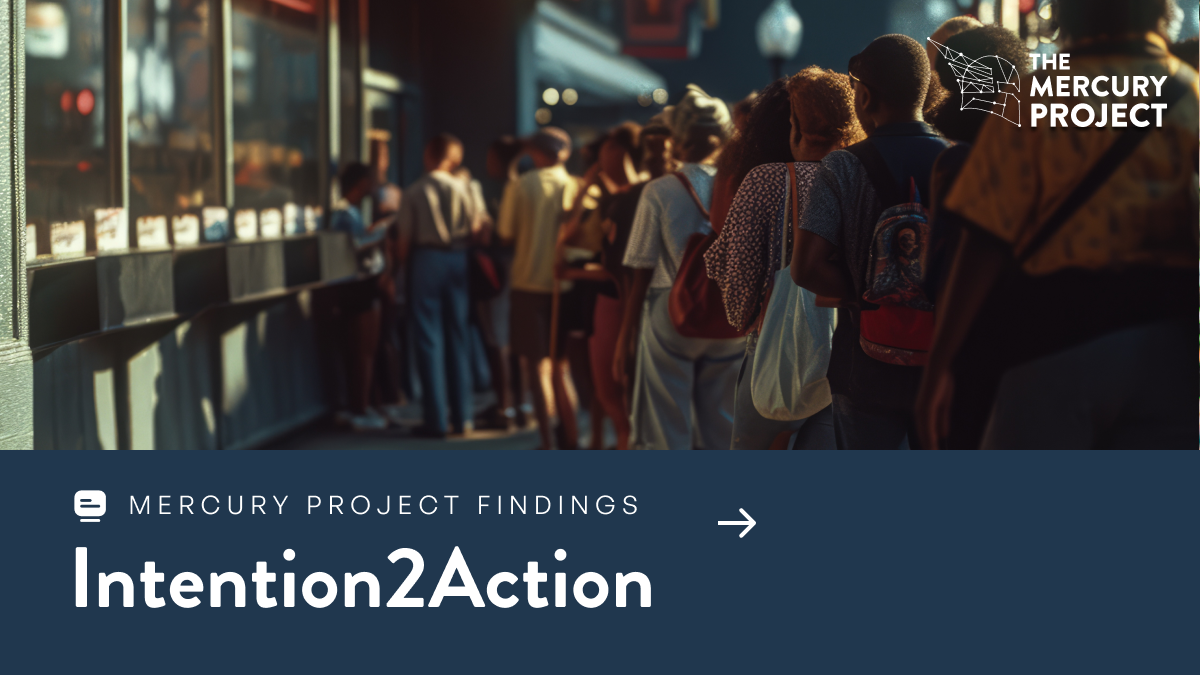 Mercury Project Findings: Intention2Action – Social Science Research ...