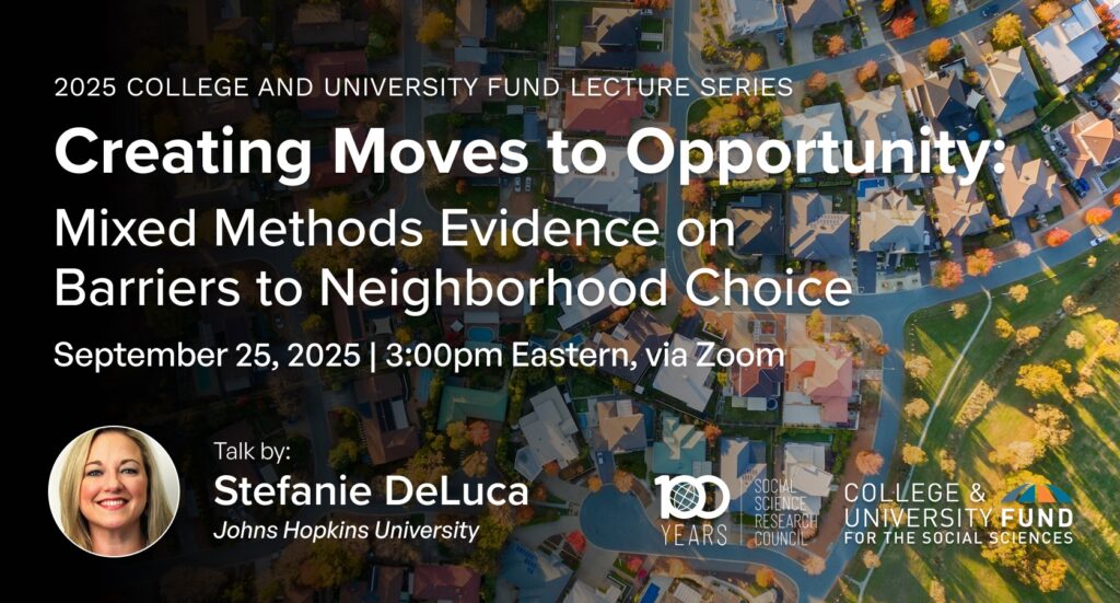 Our Work – Social Science Research Council (SSRC)